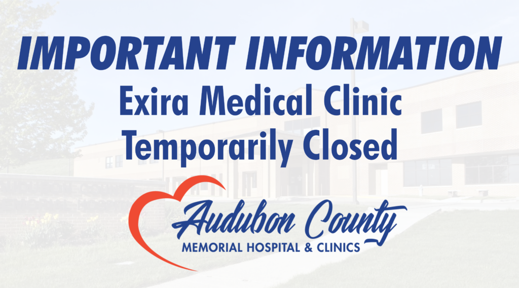Exira Medical Clinic Closed Temporarily in Response to COVID-19 ...