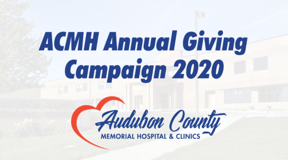 ACMH Annual Giving Campaign 2020 web | Audubon County Memorial Hospital ...