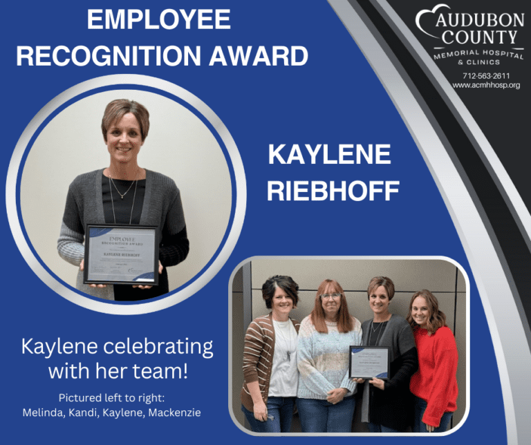 Kaylene Riebhoff, Patient Access Specialist Honored with the ACMH ...